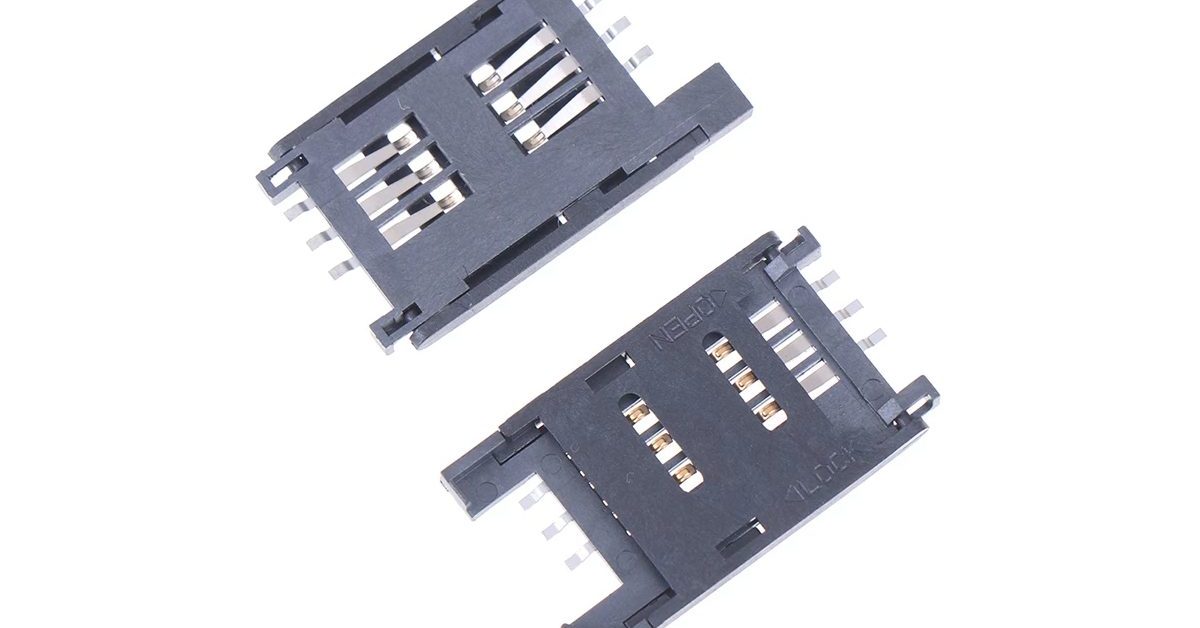 Conector Socket Sim Card 6 Pines Holder Smd Slim - yorobotics