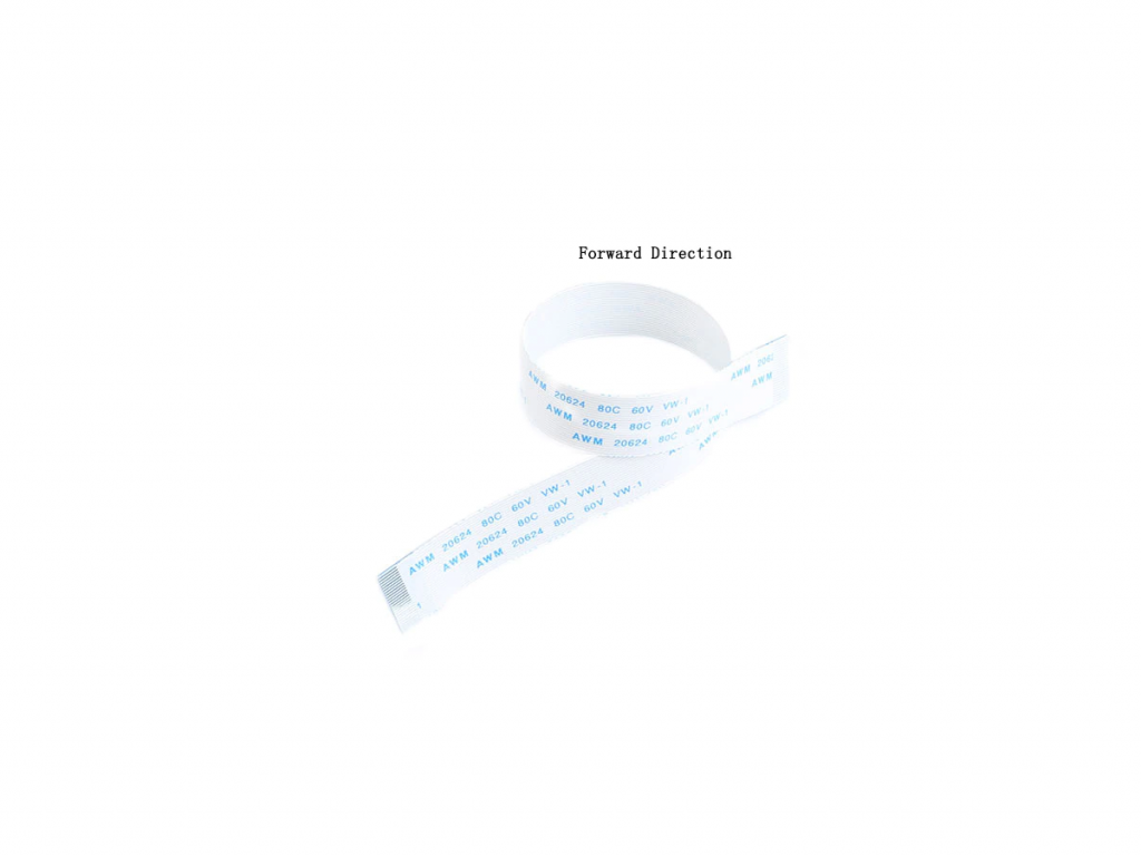 Cable Flex FFC FPC 40 Pines 30cm Direccion Positiva - yorobotics