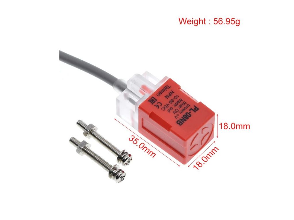Sensor Inductivo Proximidad PL-08N NPN 10-30V 8mm - yorobotics