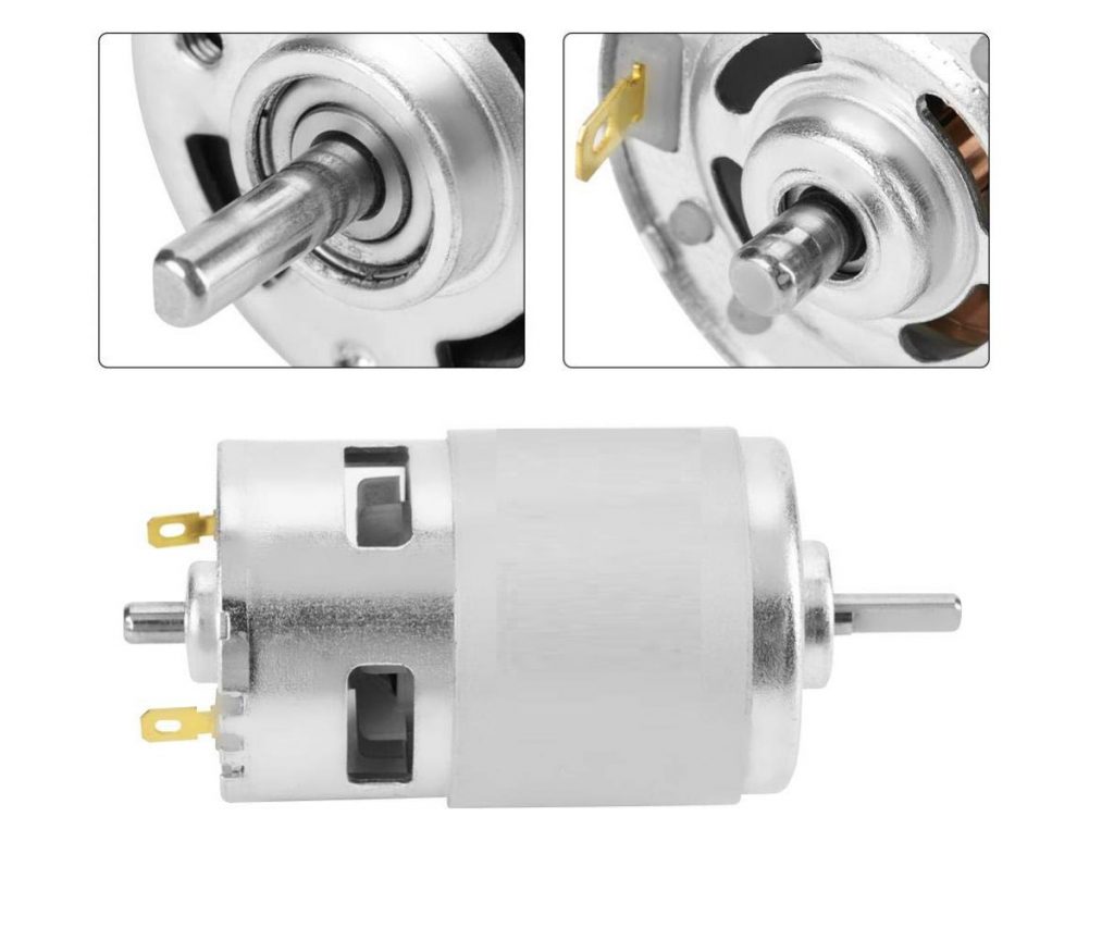 Motor Spindle 775 12-24v Eje en D 5mm 20000rpm - yorobotics