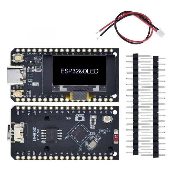 Tarjeta Desarrollo Esp32 Oled V3.0 Tipo C SSD1306 0.96 4MB - yorobotics