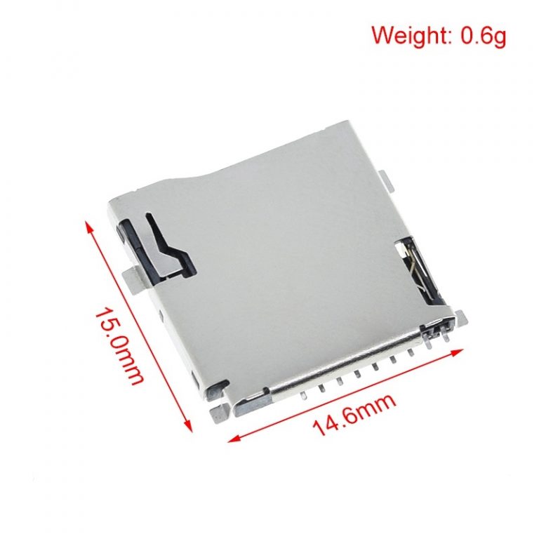 Conector Microsd Micro Sd Superficial Smd 9 Pin Push Push - yorobotics