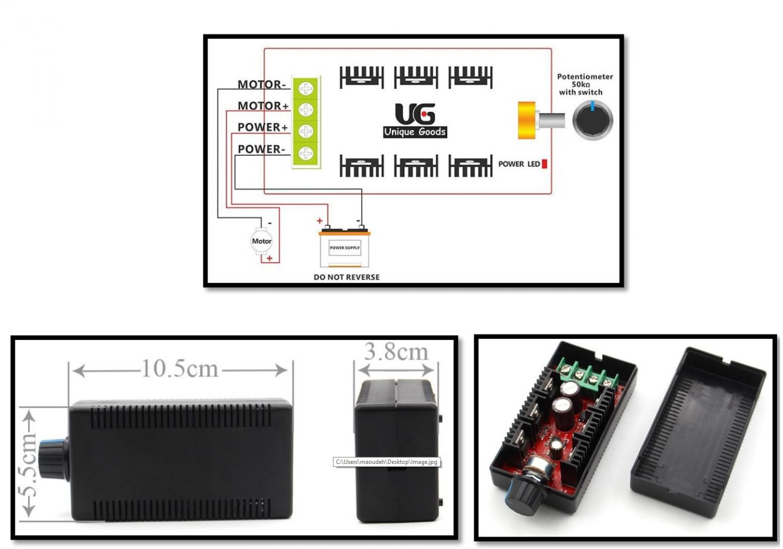 Regulador Voltaje Pwm 9-50V 2000W 40A XY-L-1240 - yorobotics