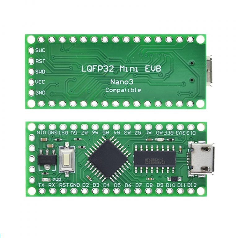 Tarjeta Desarrollo LGT8F328P-LQFP32 HT42B534-1 Microusb Nano - yorobotics