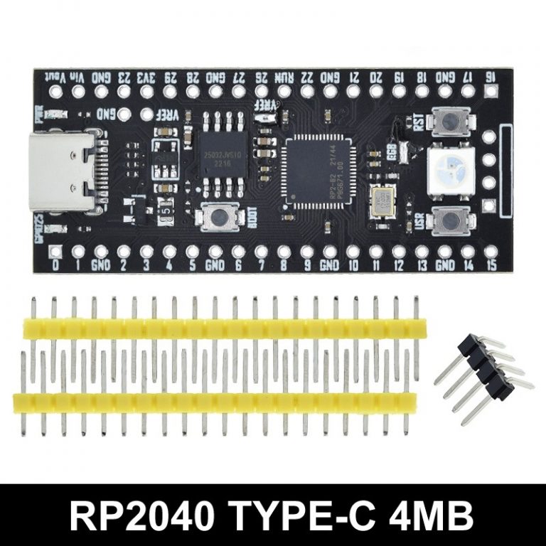Tarjeta Desarrollo Raspberry Pi Pico Rp2040 Tipo C 4MB - yorobotics