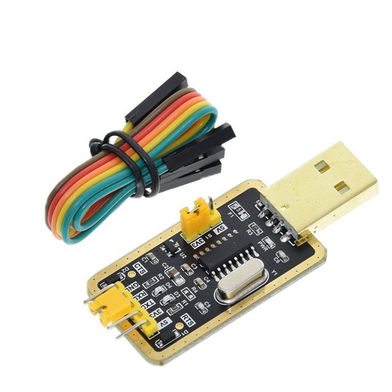 Conversor Usb Serial Rs232 a TTL Ch340 Ch340g 5V 3.3V - yorobotics