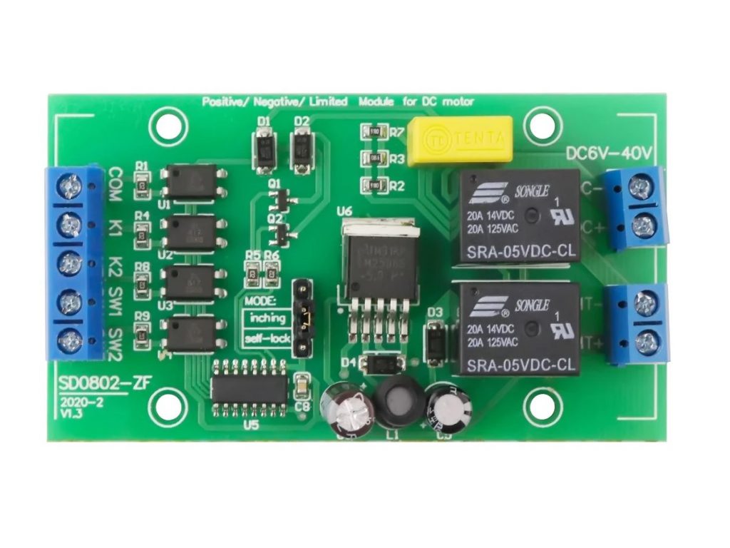 Driver Controlador Motor DC Puente H TKS-M8 4-40V 20A - yorobotics