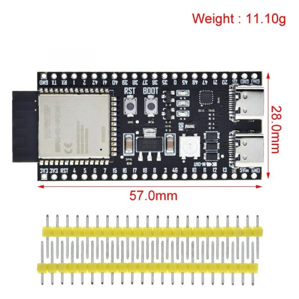 Tarjeta Desarrollo Esp32-s3 N16r8 Doble Puerto Usb Tipo C 16MB - yorobotics