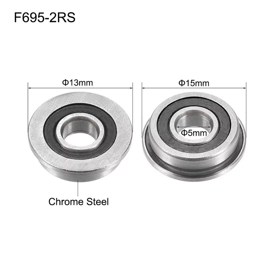 Rodamiento Radial Balinera Flange Brida F695 2RS 15x4x5mm - yorobotics