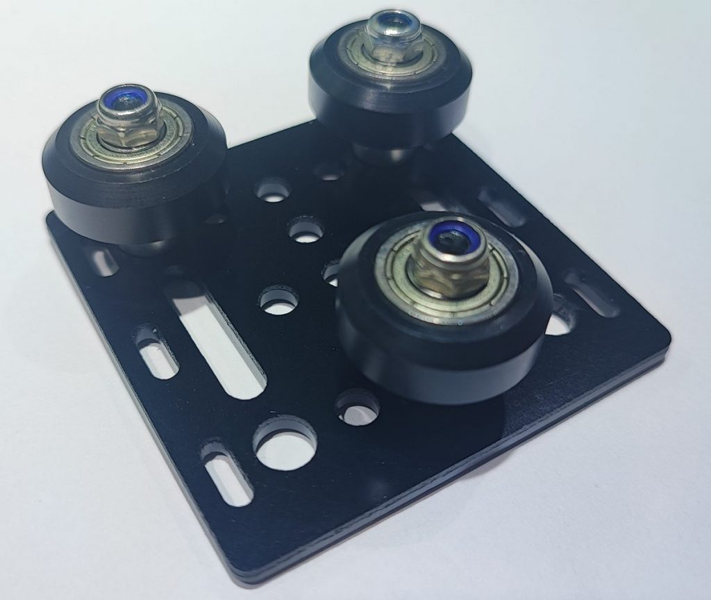 Carro Gantry Deslizador Perfil 2020 V Slot 3 Ruedas 65x65mm - yorobotics