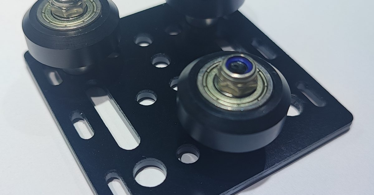 Carro Gantry Deslizador Perfil 2020 V Slot 3 Ruedas 65x65mm - yorobotics