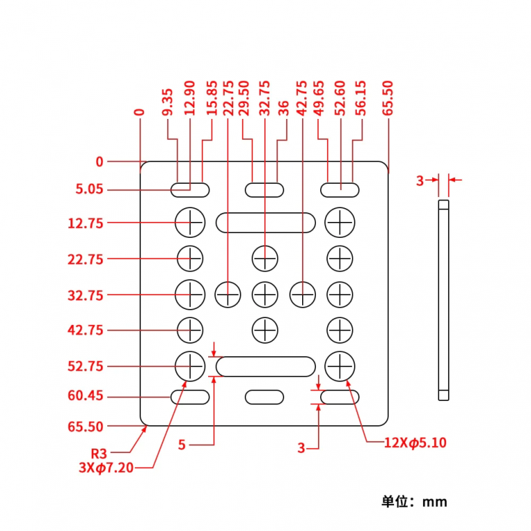 Carro Gantry Deslizador Perfil 2020 V Slot 3 Ruedas 65x65mm - yorobotics