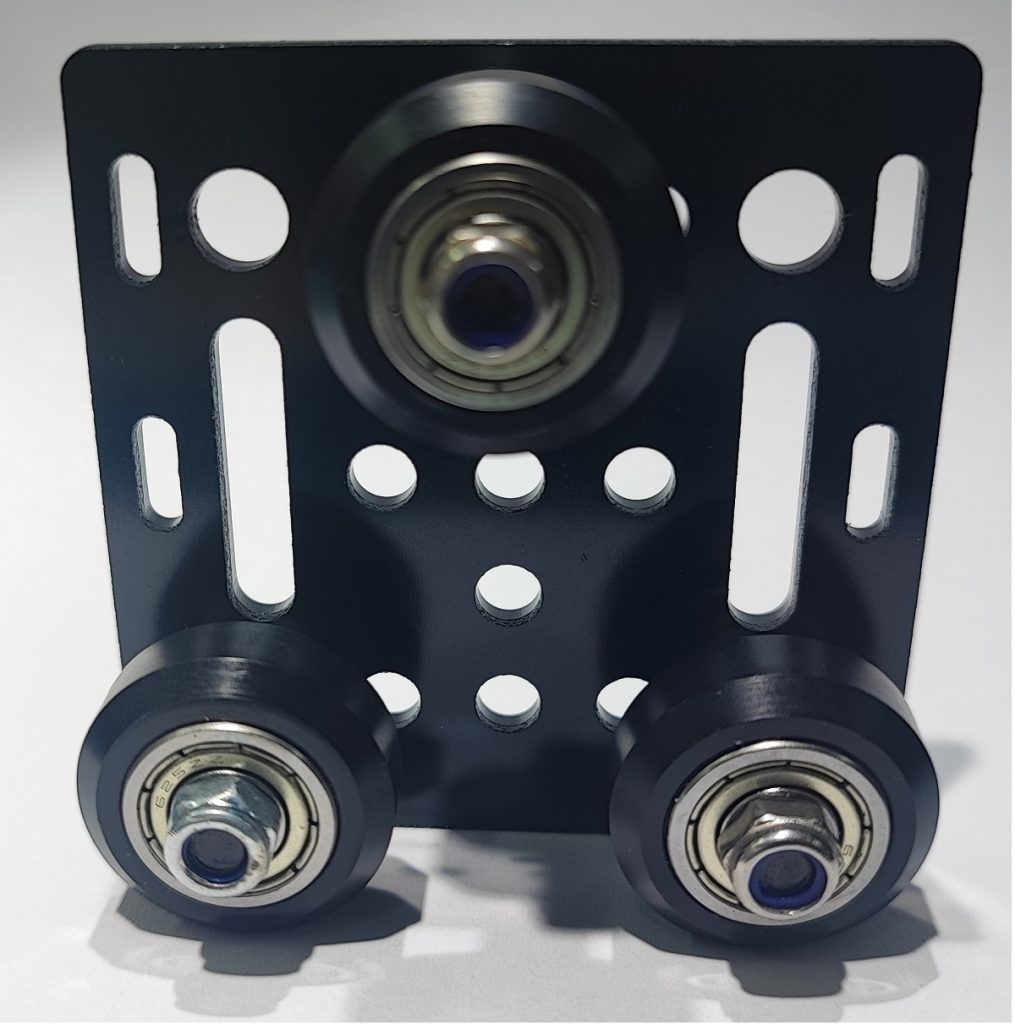 Carro Gantry Deslizador Perfil 2020 V Slot 3 Ruedas 65x65mm - yorobotics