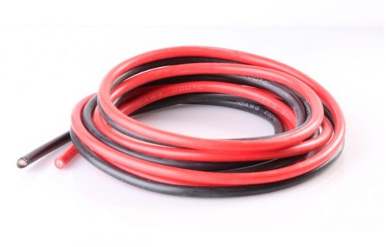 Cable Cobre Calibre 16 Awg 1 Metro Rojo y Negro - yorobotics