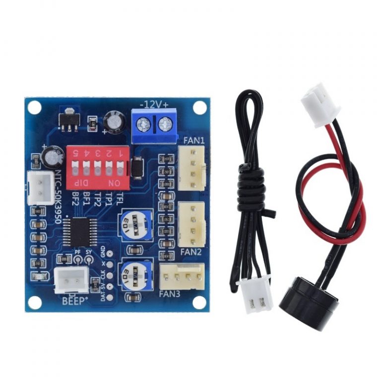 Control Automatico Ventilador Temperatura 12v 5a Zfc39 Pwm Yorobotics