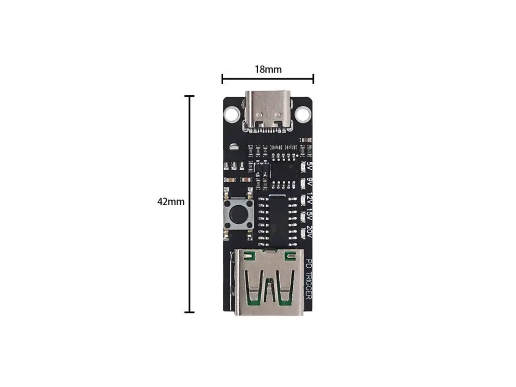 Modulo Carga Rapida 100W 5A LX-CACPB QC PD 2/3 5V 9V 12V 15V 20V ...
