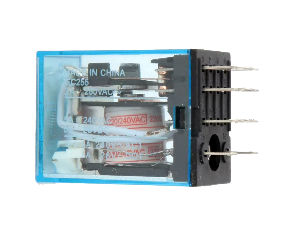 Rele Relevo Industrial MY4N MY4N-J 24V DC 14 Pines 5A - yorobotics