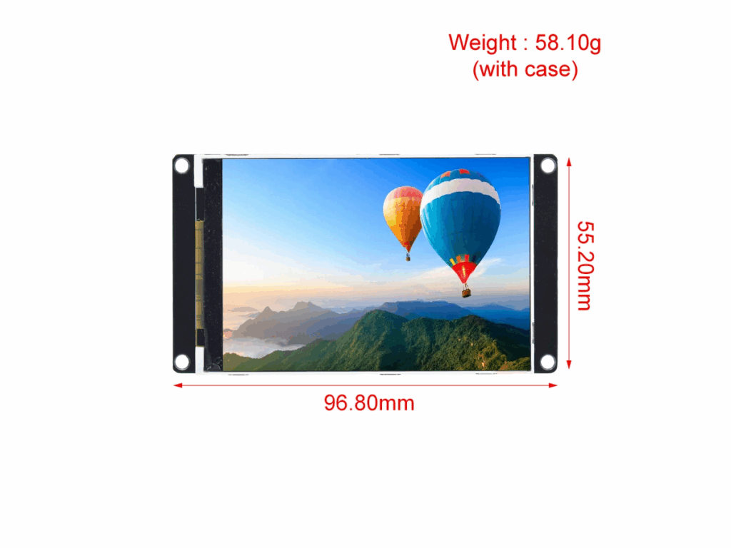 Pantalla Lcd Serial Uart 3.5 Pulgadas HMI 320×480 JYC035-HVGA-AT ...