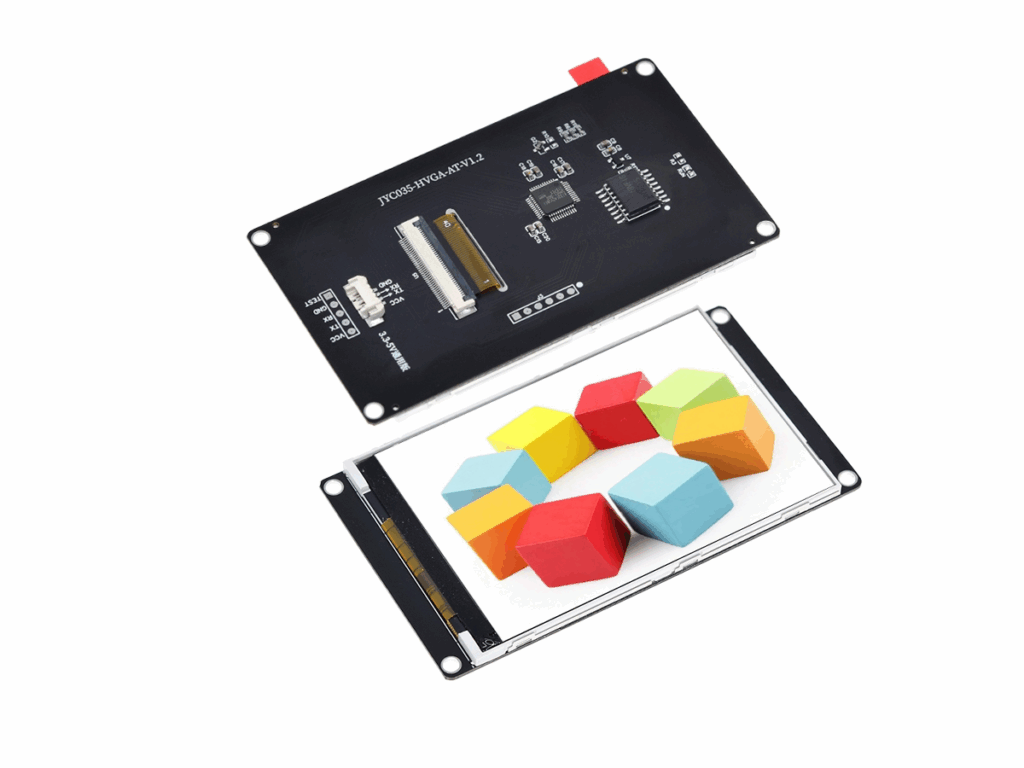 Pantalla Lcd Serial Uart 3.5 Pulgadas HMI 320×480 JYC035-HVGA-AT ...