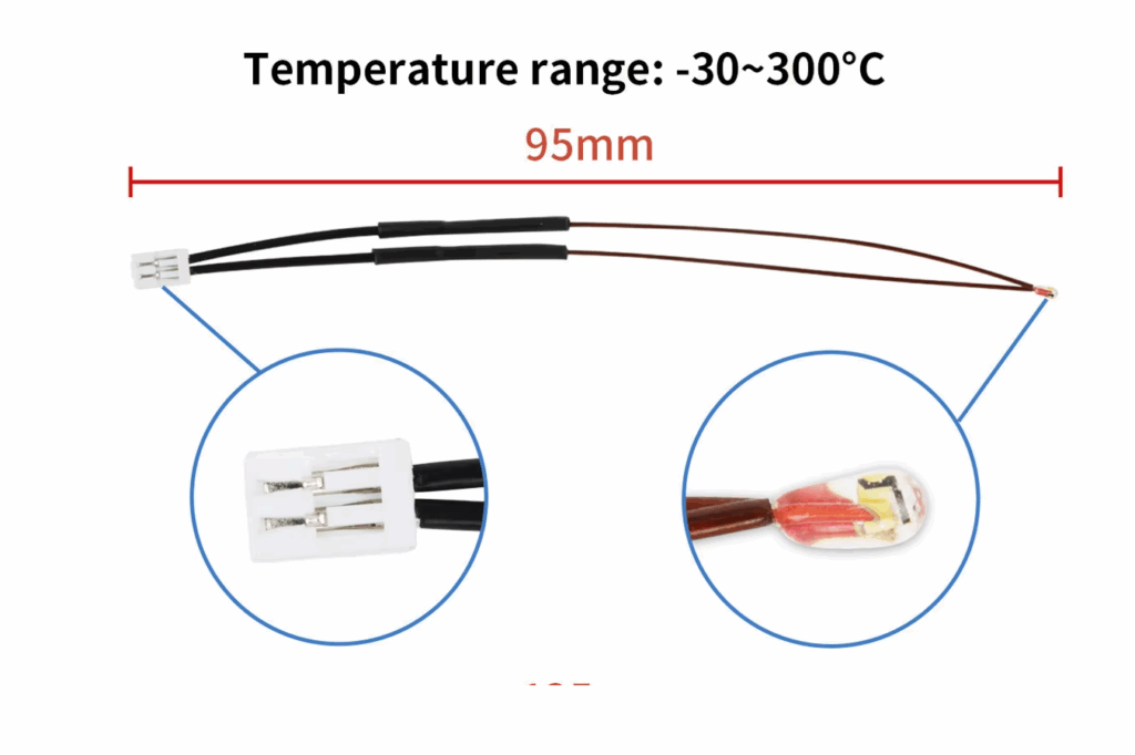 Termistor Sensor Temperatura Bambulab X1 / X1-carbon NTC100k - yorobotics