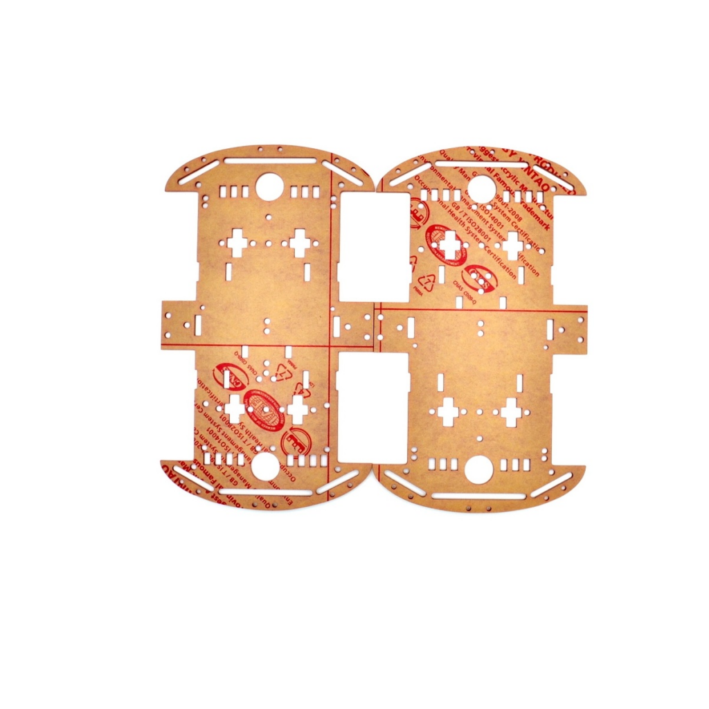 Chasis Buggy Smart Car Carro Robotico Robot 4wd Acrilico 3mm - yorobotics