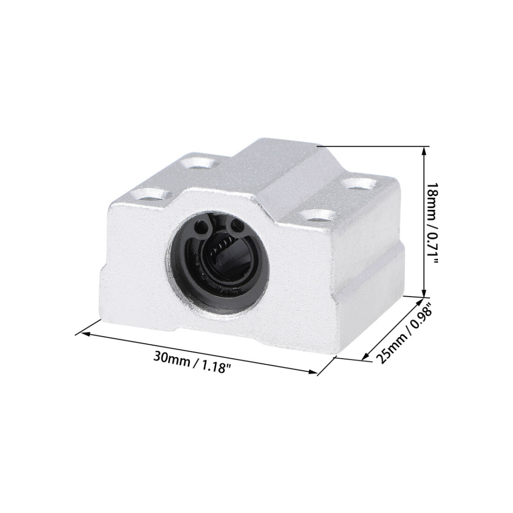 Rodamiento Lineal Corto Encamisado SC6uu 6mm LM6uu - yorobotics